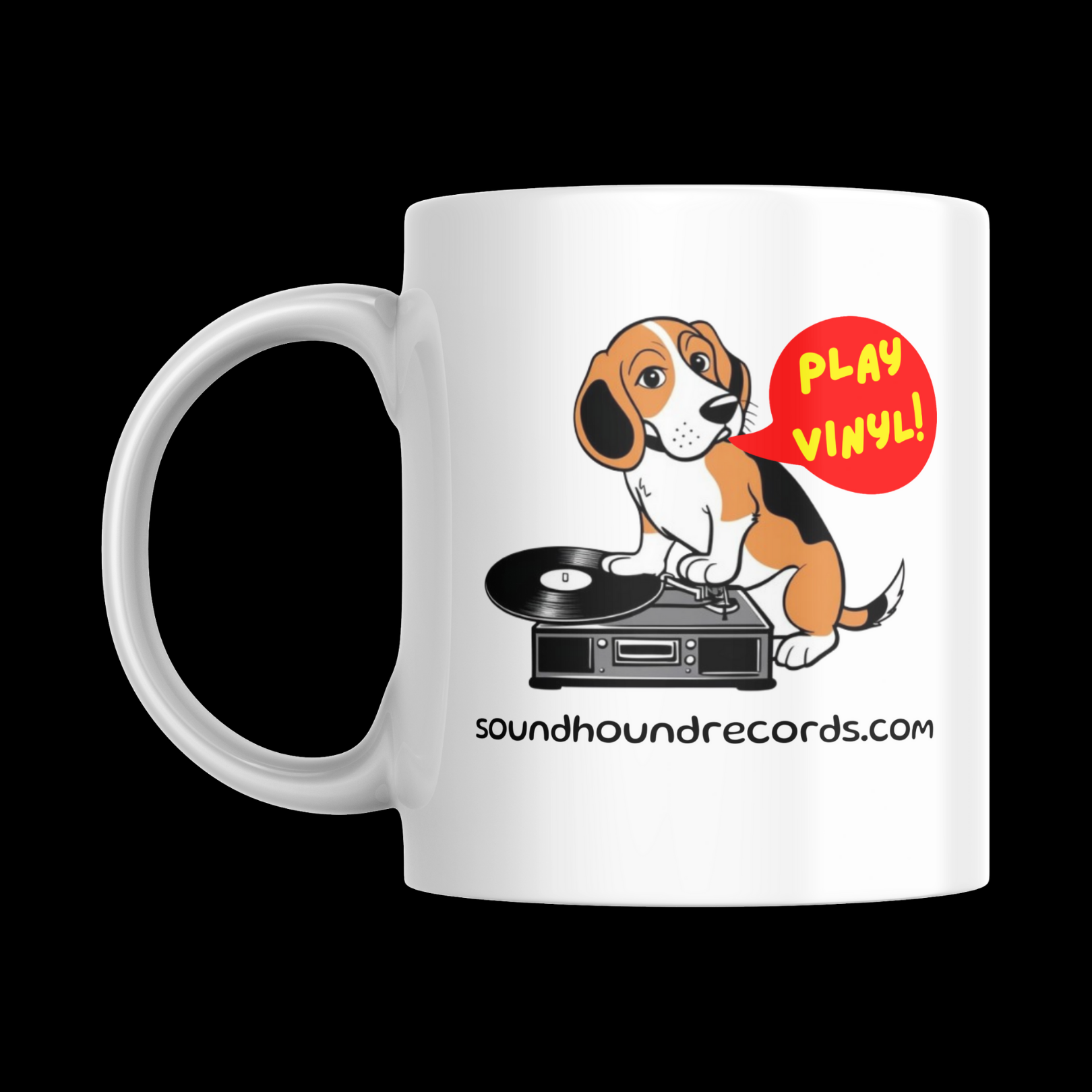 Play Vinyl! - [Vinyl Record Enthusiast Mug] – Sound Hound Records