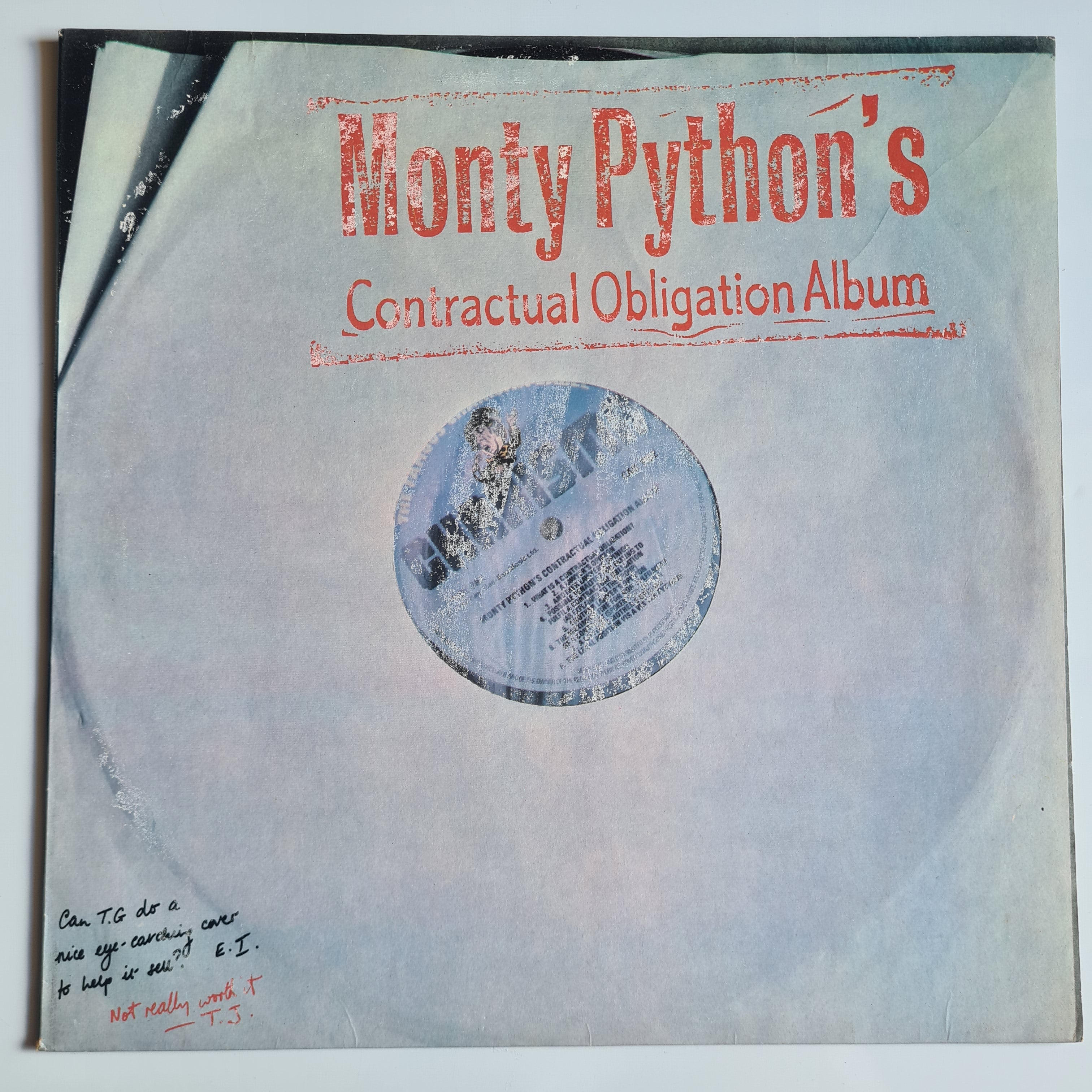 Monty Python – Monty Python's Contractual Obligation Album - 1980 - Vi ...